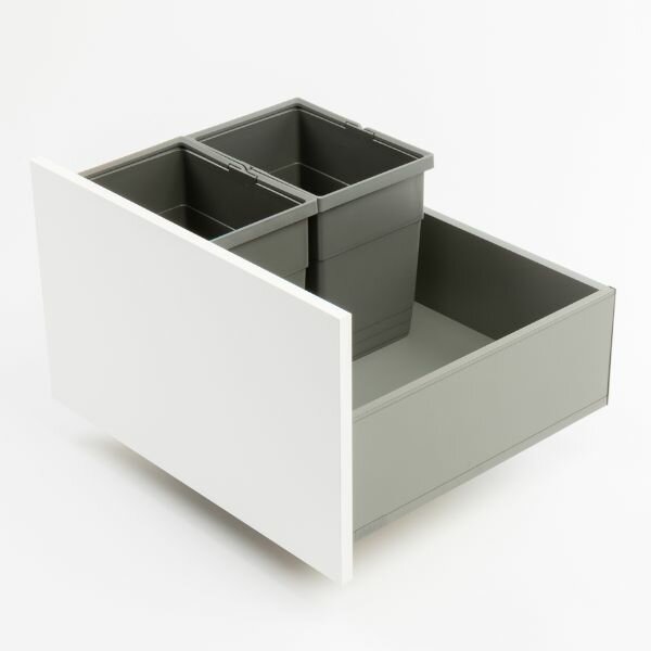 Afvalemmer Ninka eins2vier, inhoud 13,5 liter - kast-inrichting.nl